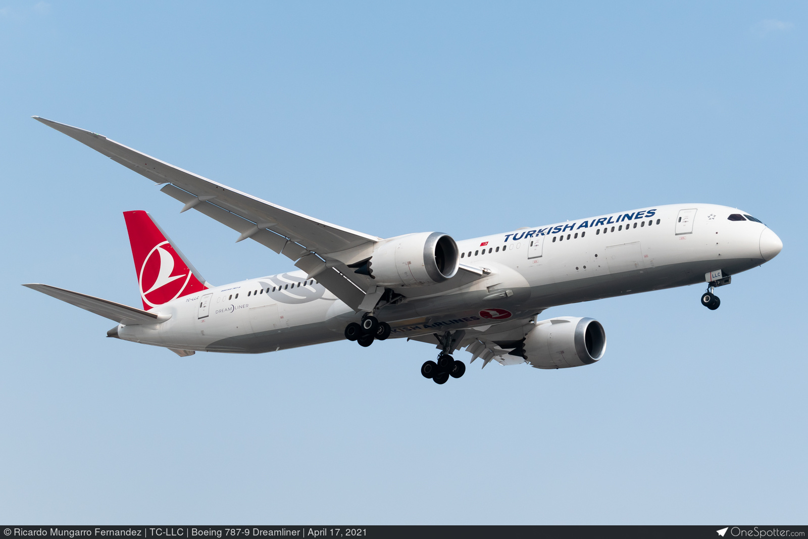 TC-LLC - Turkish Airlines Boeing 787-9 Dreamliner, MSN 65803 ...