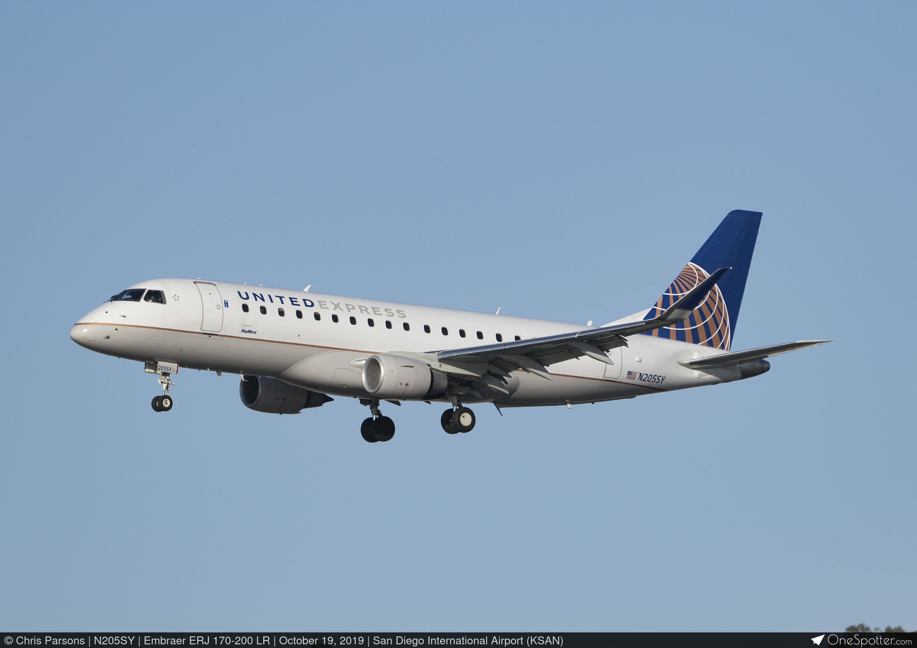 N205SY - Embraer ERJ 170-200 LR, SkyWest Airlines | OneSpotter.com
