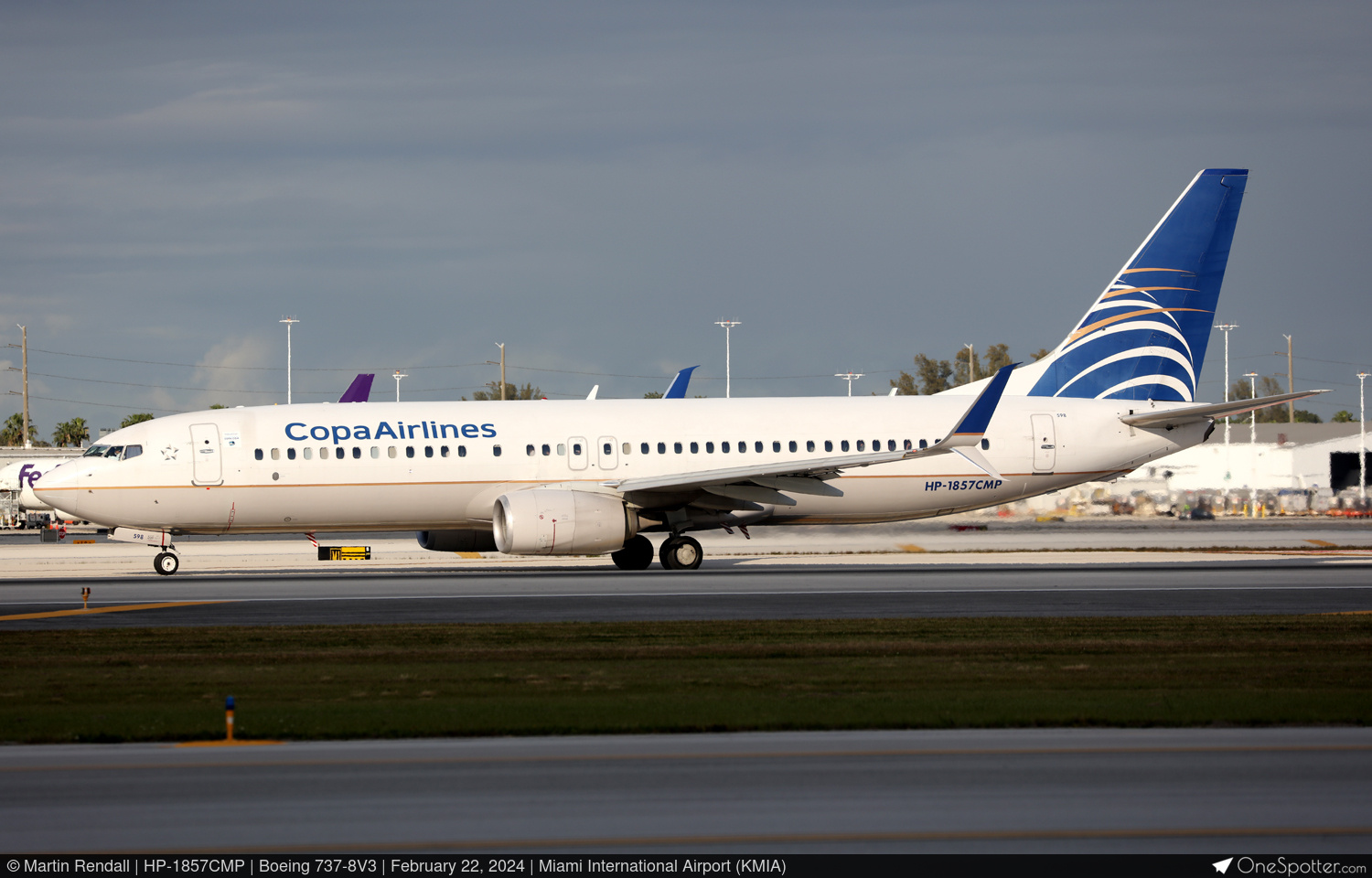 HP-1857CMP - Boeing 737-8V3, Copa Airlines | OneSpotter.com