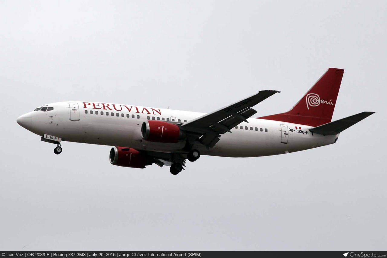 Peruvian Airlines Logo Peruvian Airlines Boeing 737 500