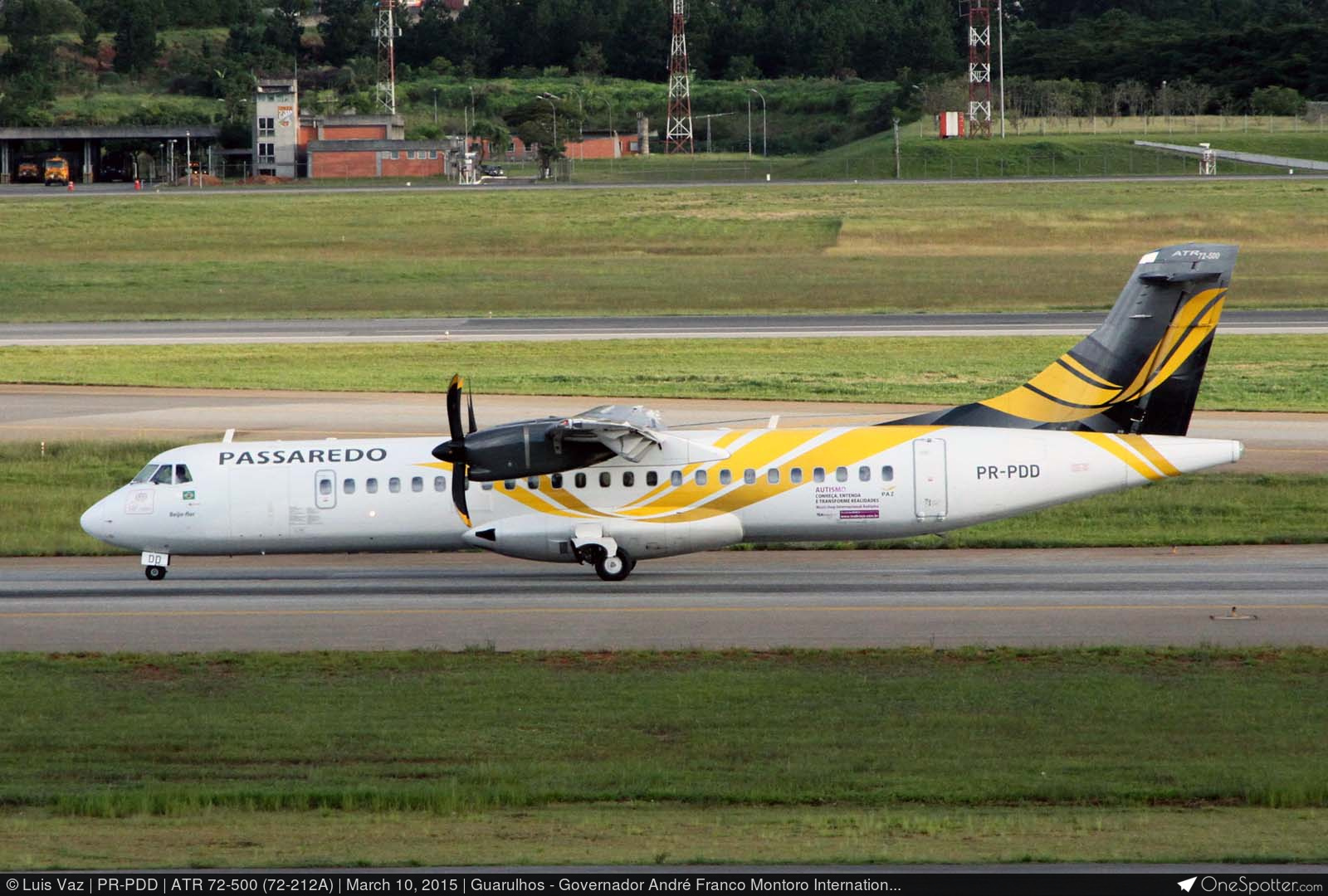 PR-PDD - ATR 72-500 (72-212A), Passaredo Transportes Aereos ...