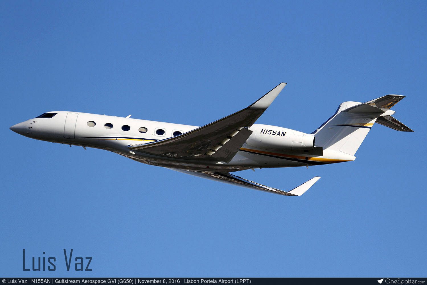 N155AN - Gulfstream GVI (G650), Wells Fargo Bank Northwest | OneSpotter.com