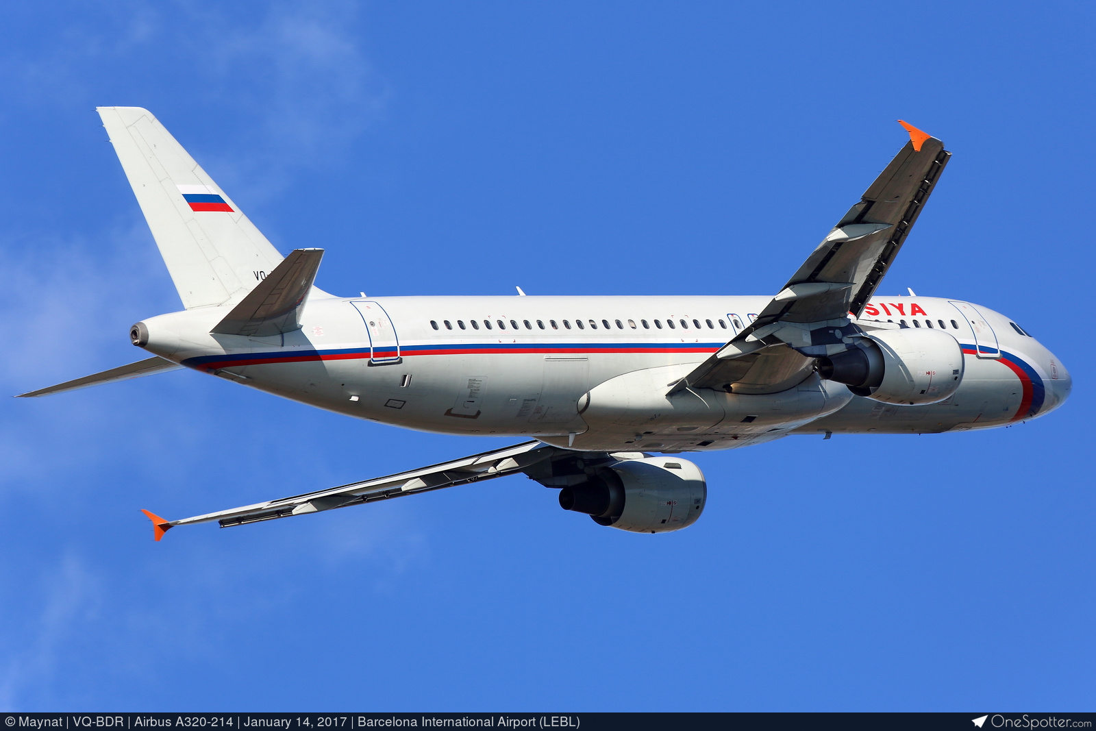 VQ-BDR - Airbus A320-214, Rossiya - Russian Airlines | OneSpotter.com