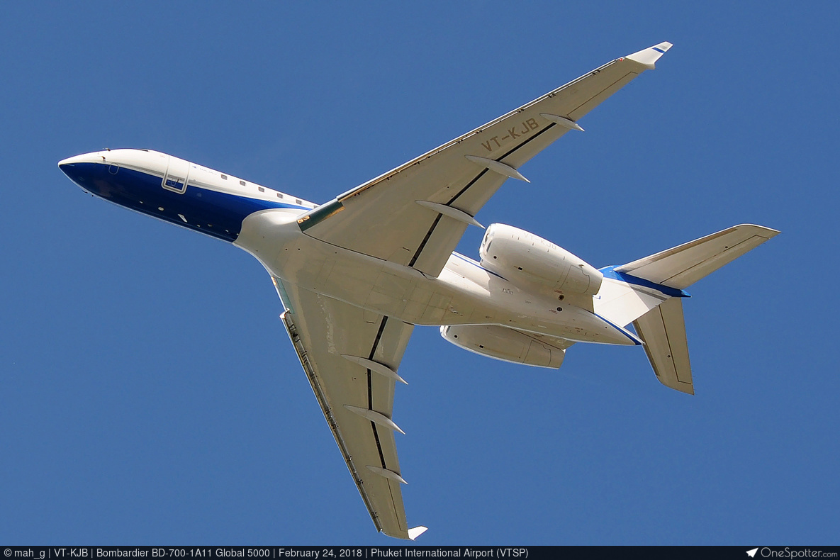 VT-VIV Private Bombardier BD-700-1A11 Global 5000, MSN 9446 ...