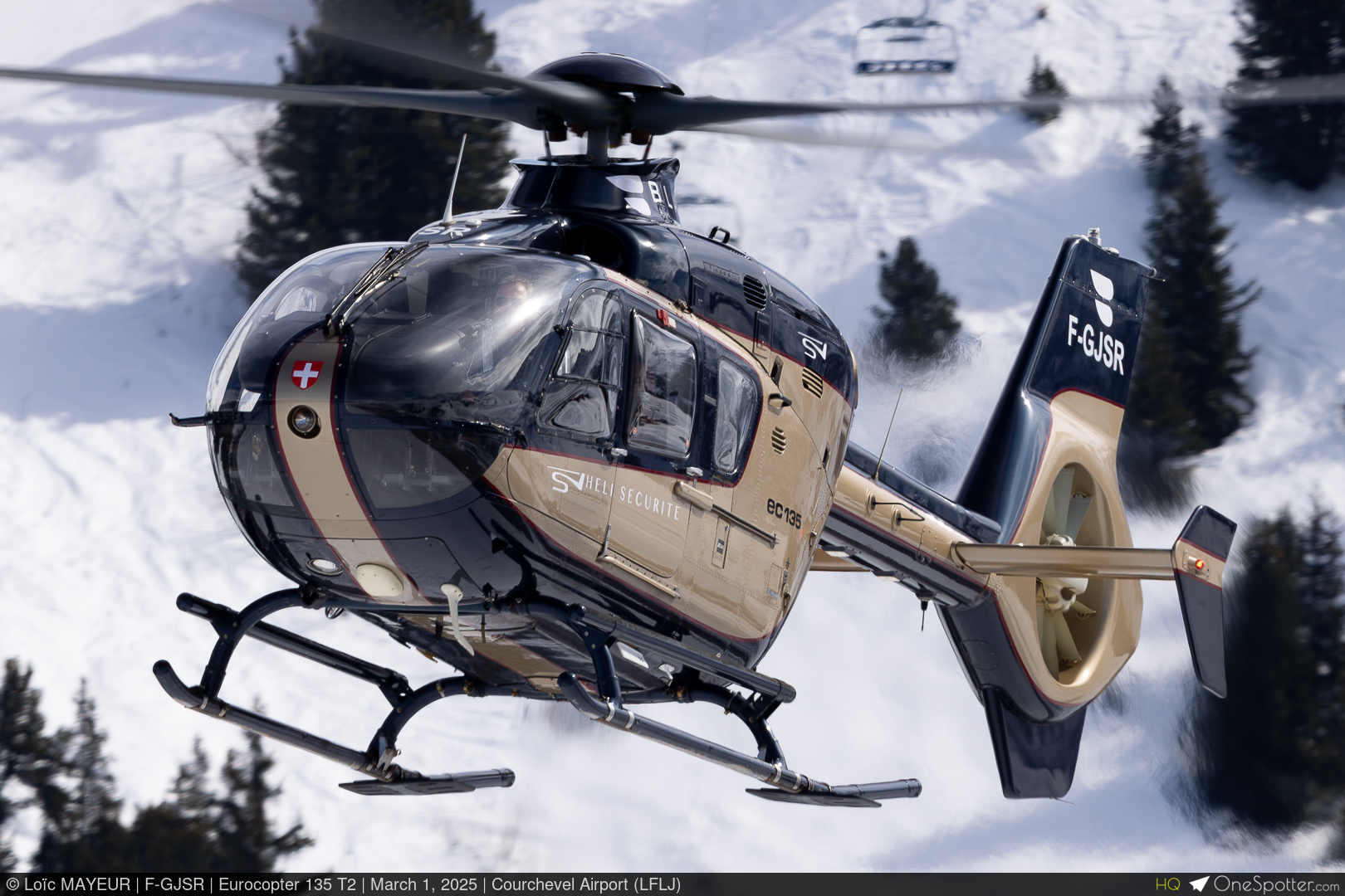 F-GJSR SAF Hélicoptères-Service Aérien Français Eurocopter 135 T2, MSN ...