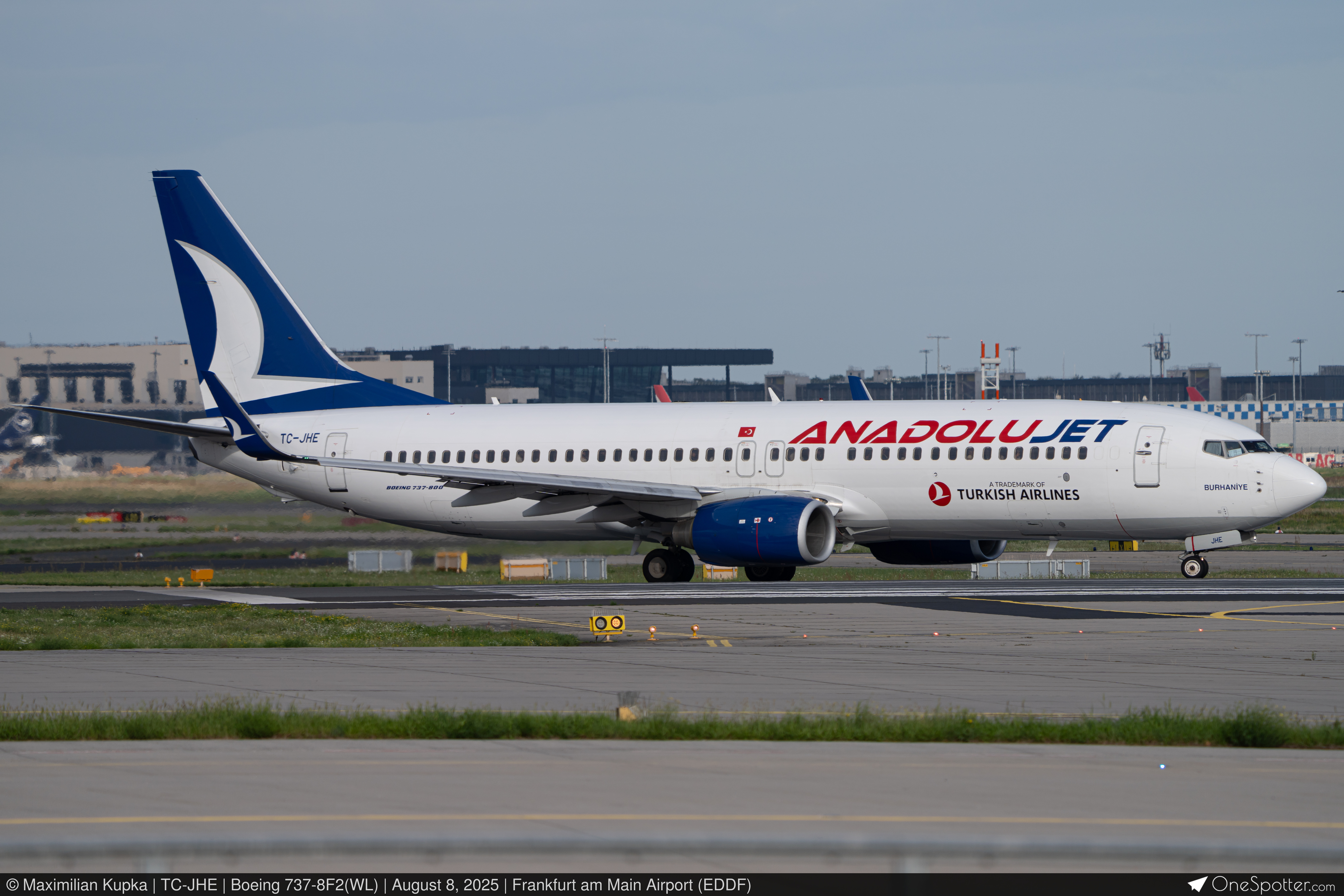 TC-JHE - Boeing 737-8F2(WL), AJet | OneSpotter.com