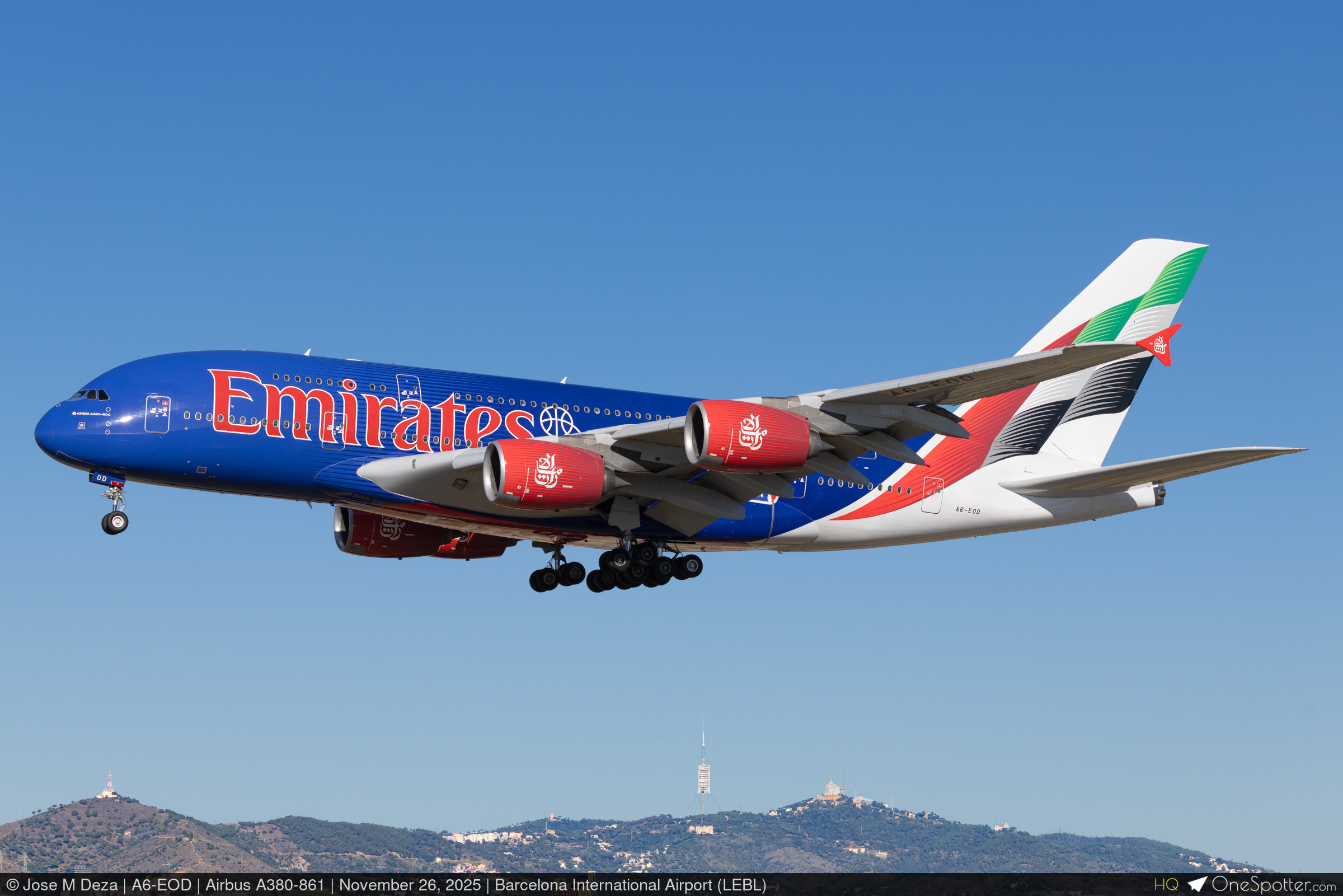 A6-EOD - Airbus A380-861, Emirates | OneSpotter.com