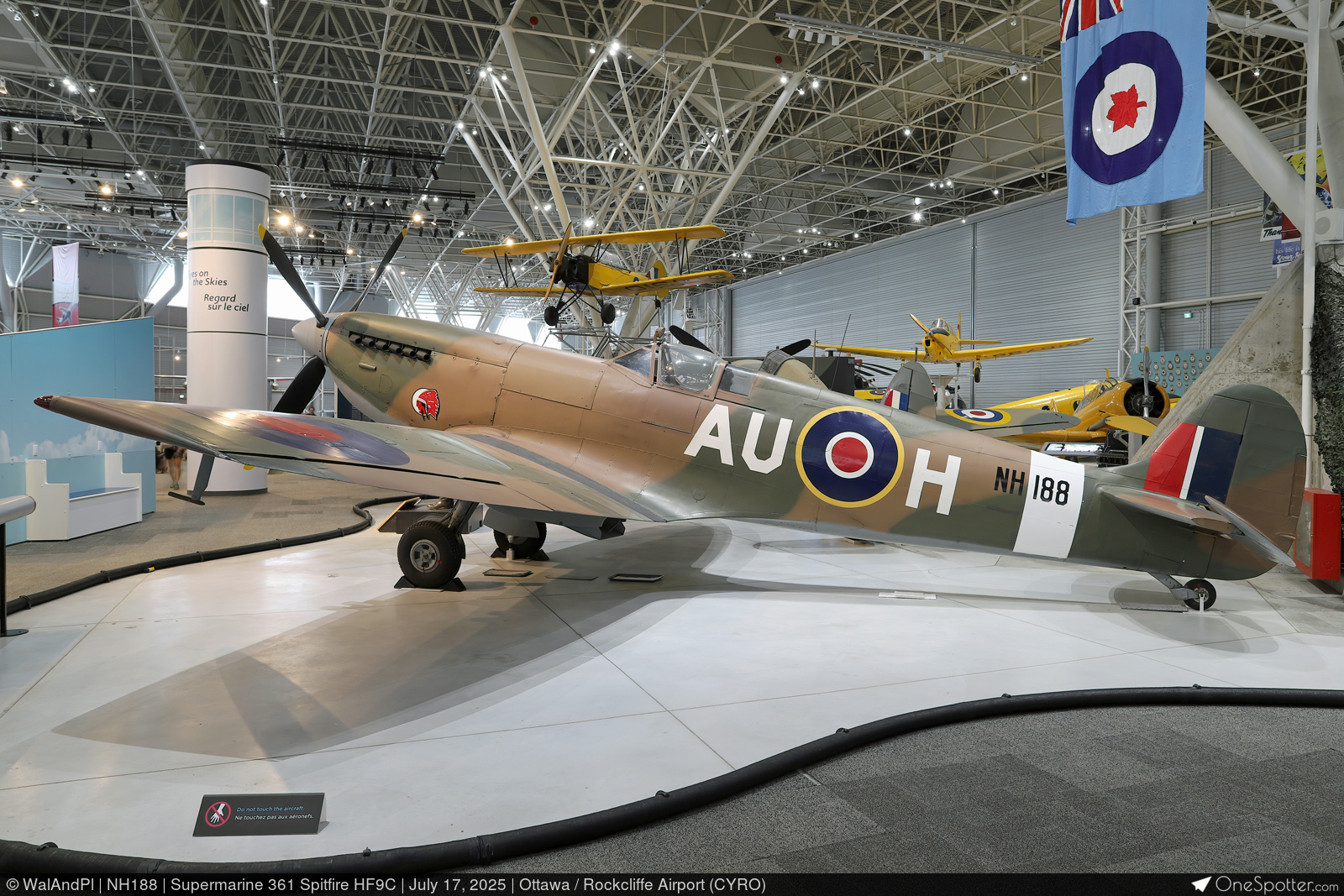 NH188 - Supermarine 361 Spitfire HF9C, Royal Air Force | OneSpotter.com